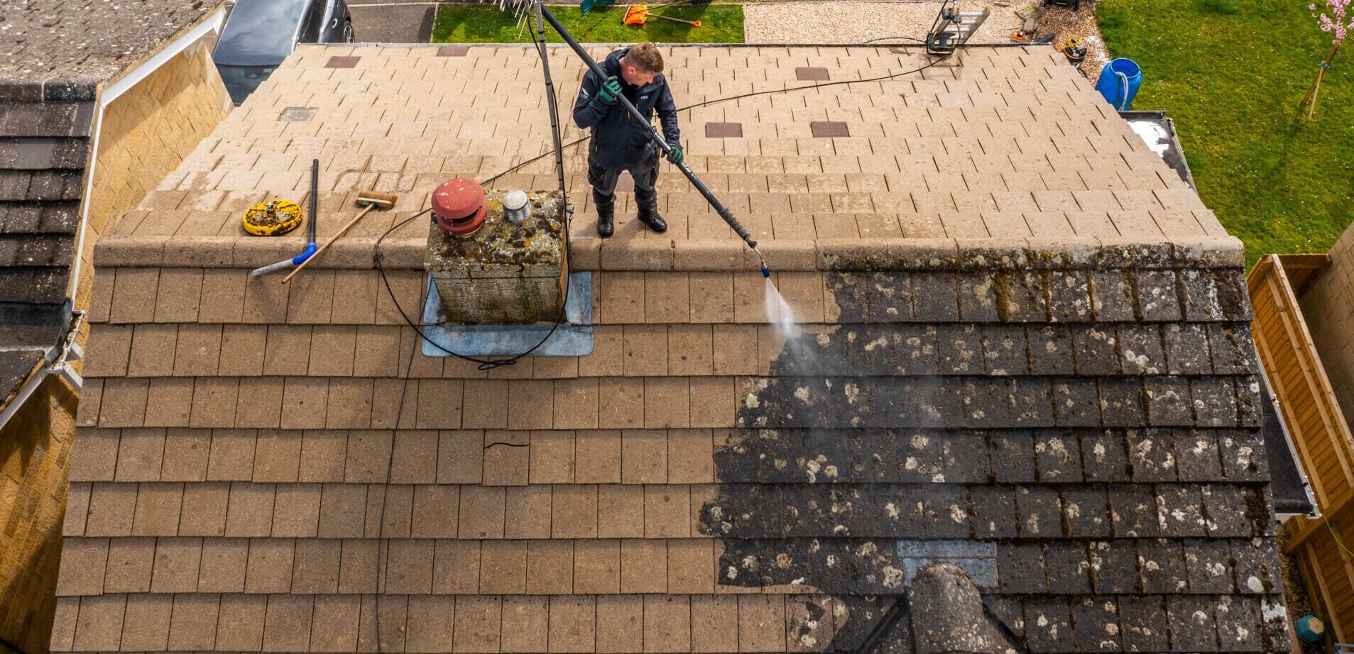 Roof Cleaning Charlton Abbots » Streak Free Exterior Cleaning